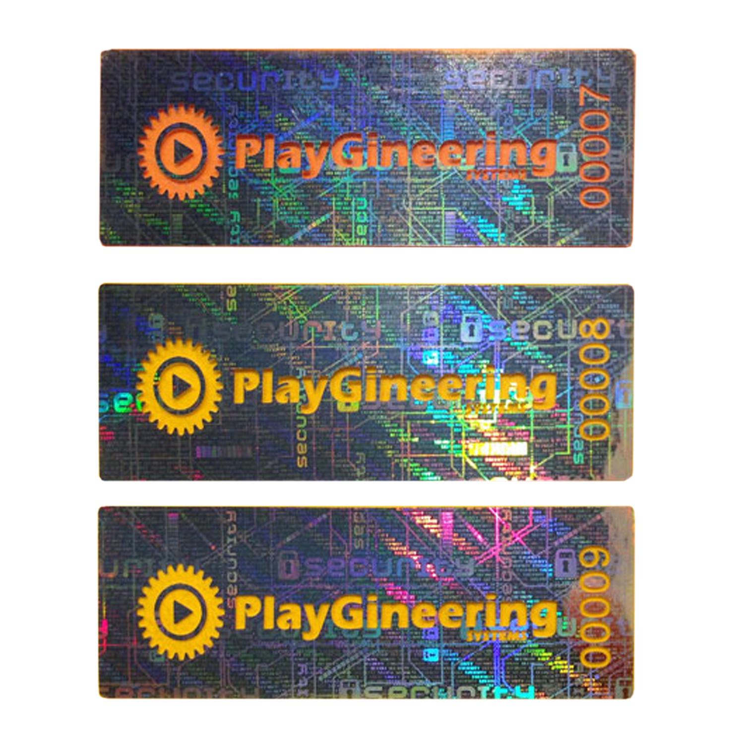 Demetalized security hologram labels - IDentiks