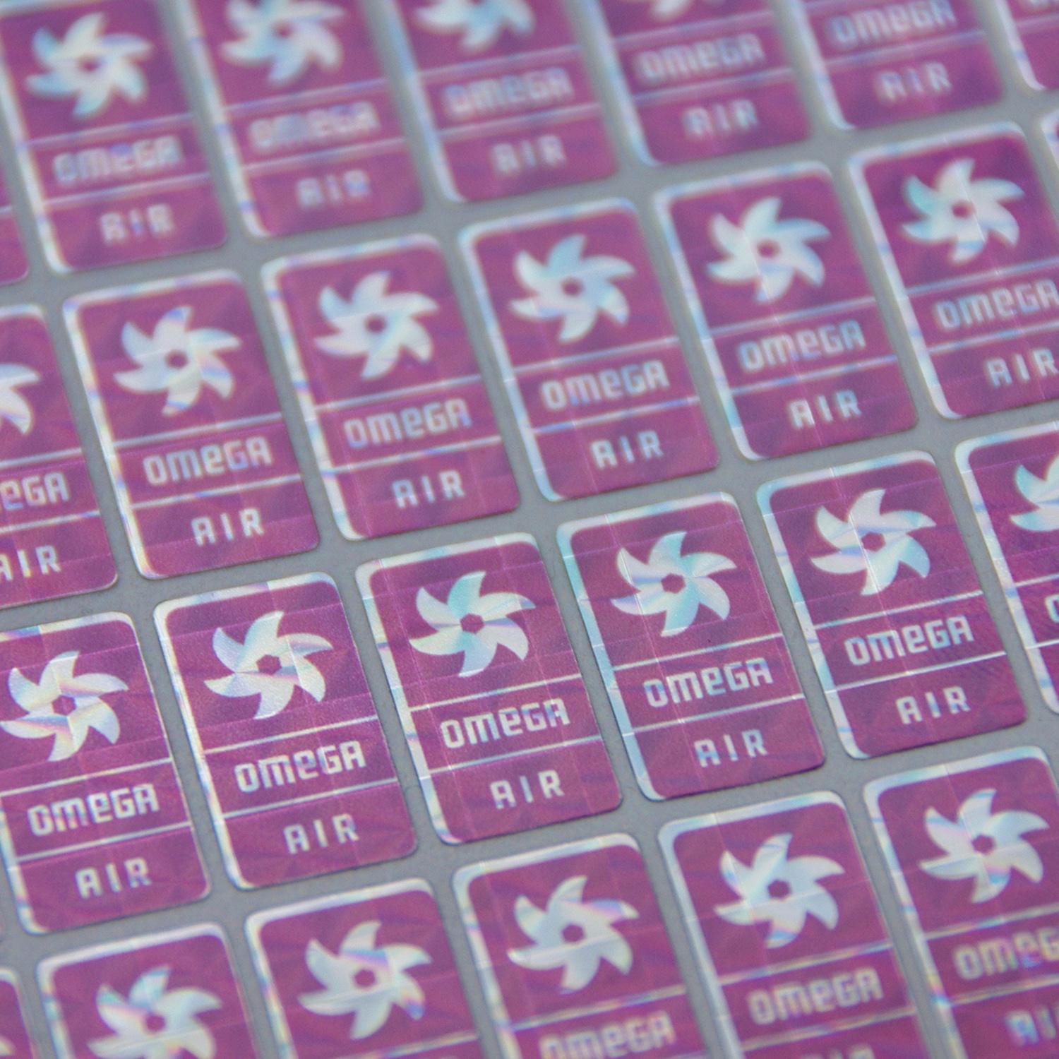 Printed hologram stickers - IDentiks